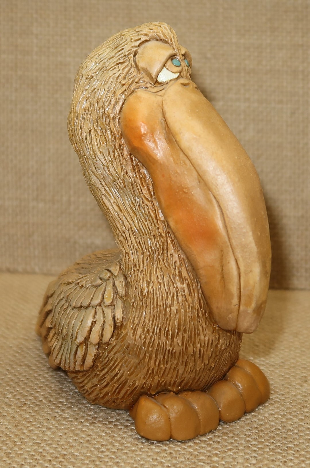 1986 the Critter Factory Clay Pelican - Etsy