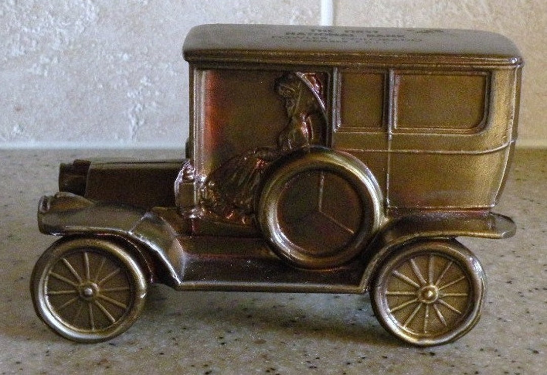 1950s Metal Antique Car Bank With Key - Etsy
