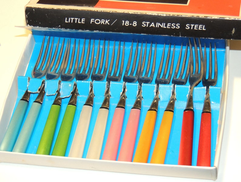 Vtg Rostfrei and Stainless Steel little Forks Set - Etsy