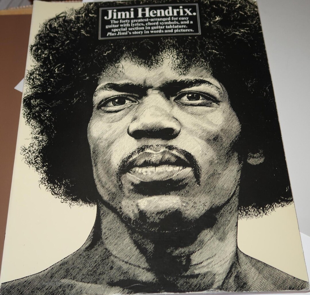 Vintage Jimi Hendrix, the Forty Greatest Arranged for Easy Guitar With ...