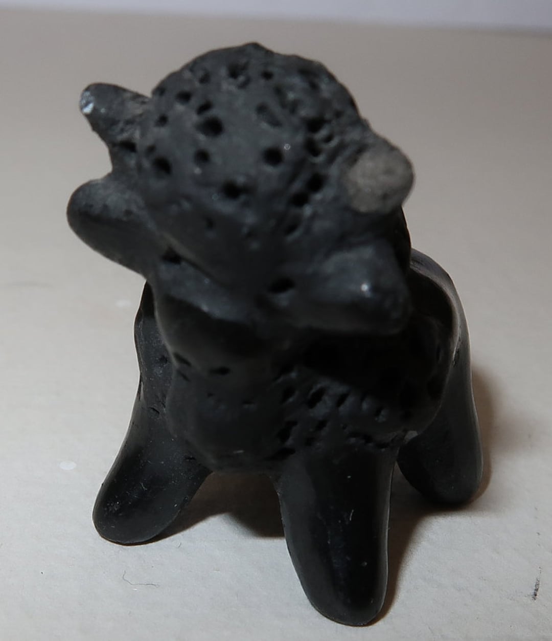 Miniature Native American Handmade Black Pottery Buffalo - Etsy
