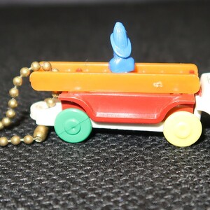 Vtg Lionel Fire Engine and Fireman Take Apart Puzzle Keychain - Etsy
