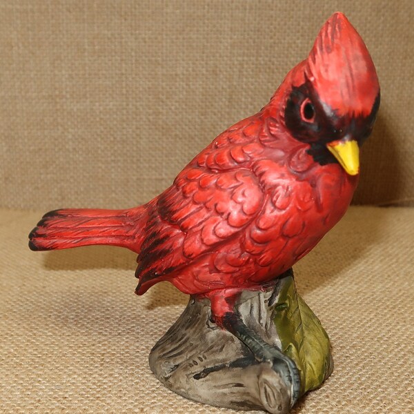 Porcelain Cardinal Figurine - Etsy