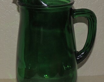 Forest Green Pitcher | Etsy