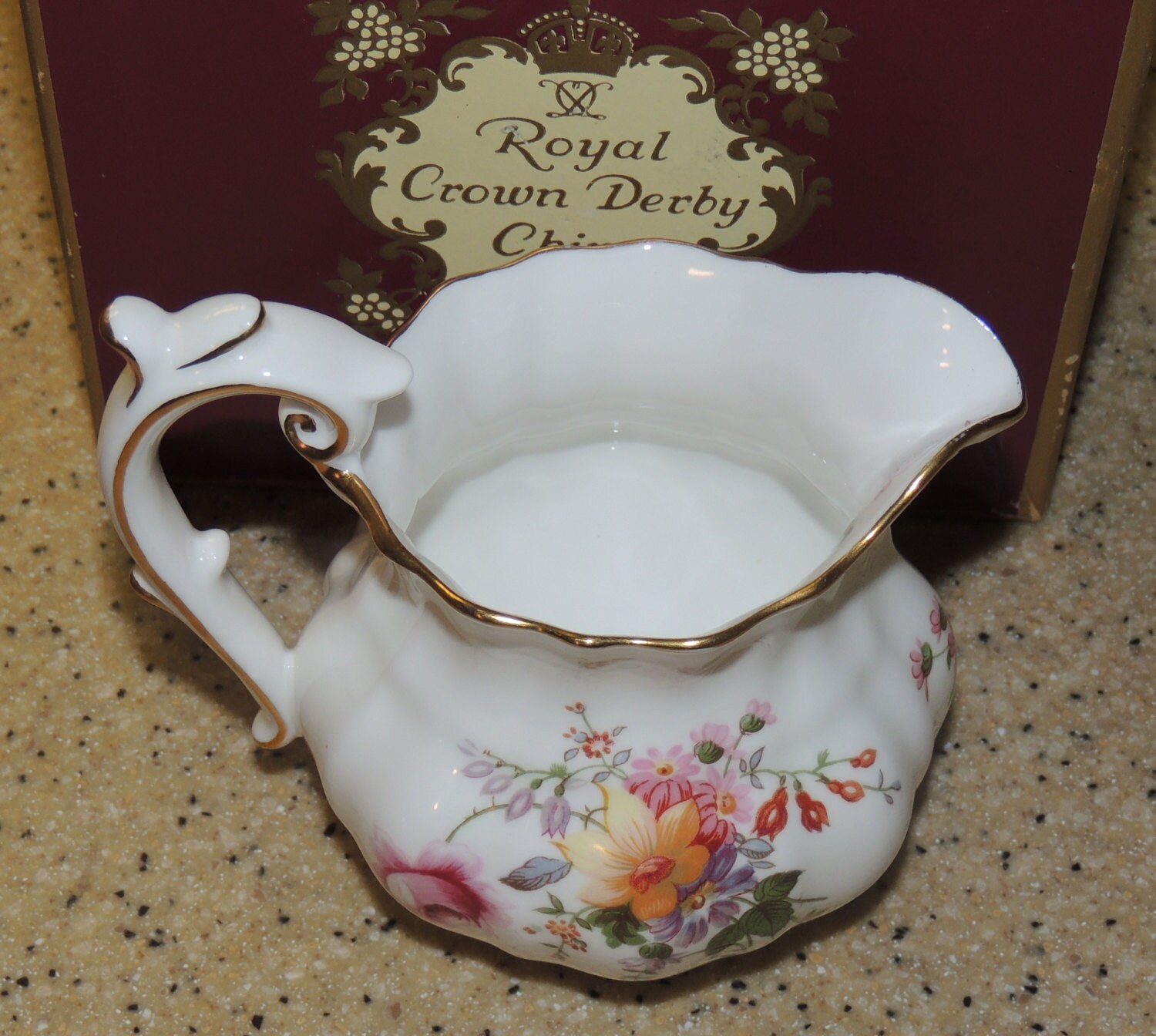 Royal Crown Derby Cream Pitcher "derby Posies" in Original Box - Etsy