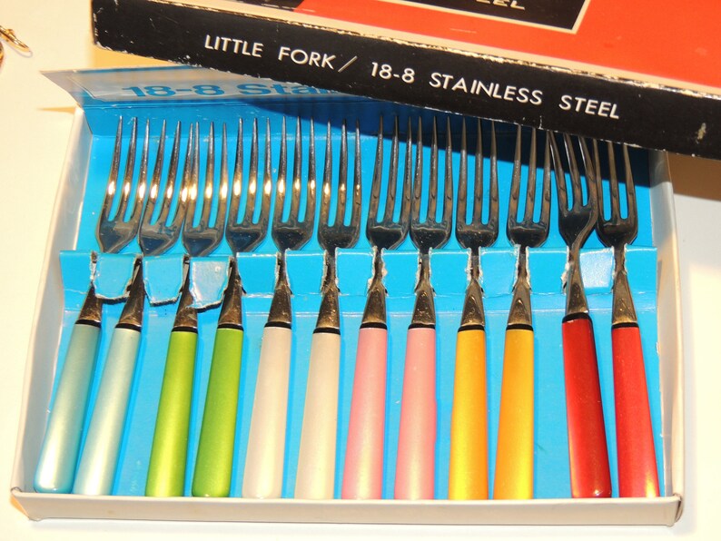 Vtg Rostfrei and Stainless Steel little Forks Set - Etsy