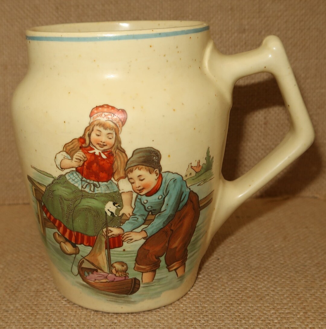Roseville Dutch Creamware Pre 1916 MUG - Etsy