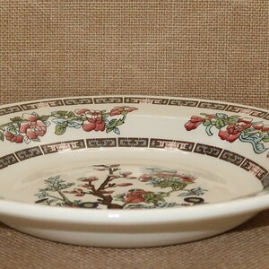 Dunn Bennett & Co England, Hotel Ware 9 1/4 Inch Flat Soup Bowl "indian ...