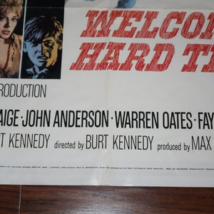 1967 "welcome to Hard Times" Original Poster Staring Henry Fonda - Etsy