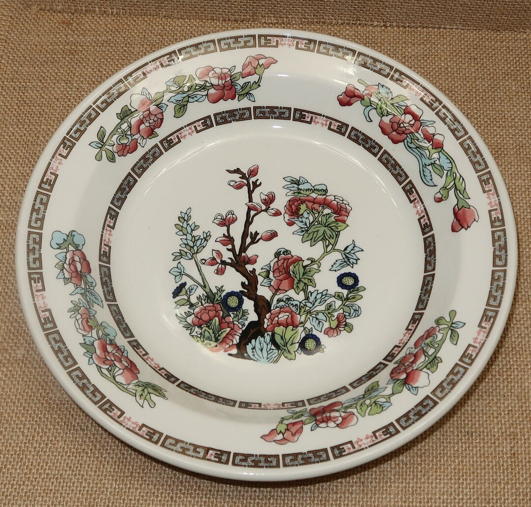 Dunn Bennett & Co England, Hotel Ware 9 1/4 Inch Flat Soup Bowl "indian ...