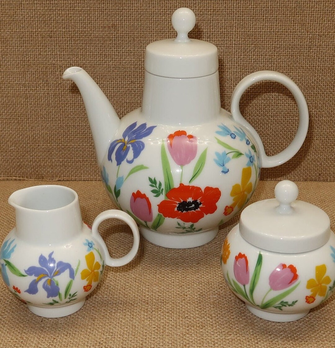 Vtg Heinrich Germany Demitasse Tea/coffee Pot, Covered Sugar and ...