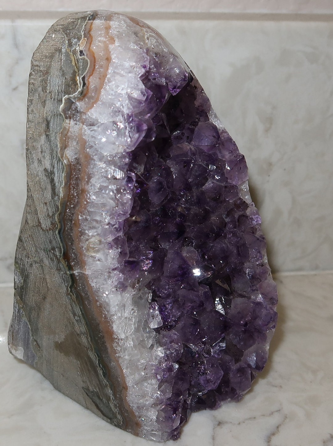 Amythest Crystal Specimen 4 1/2 X 3 Inches - Etsy