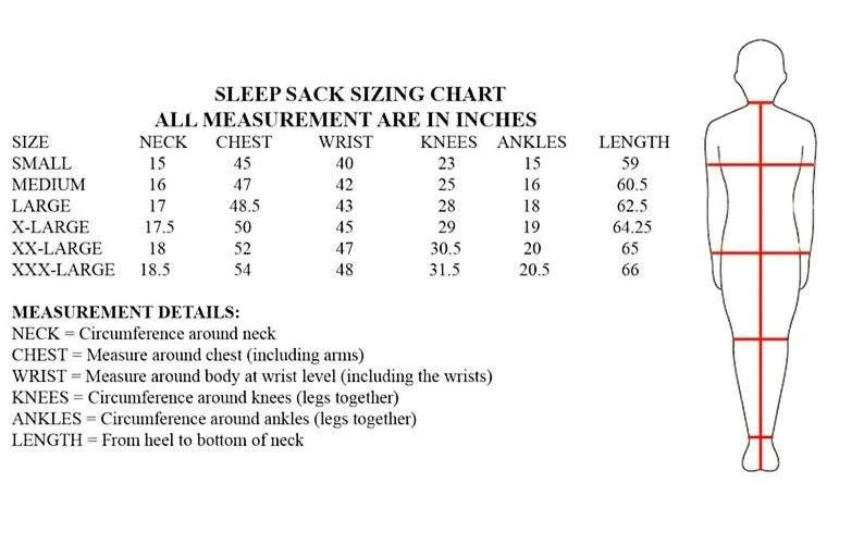 Leather Sleep Sack Body Bag With Heavy Duty Belts Sleep Sack Straight ...