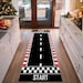 Race Road Track Runner Rug, Race Car Rug, Track Rug for Boy's Room ...
