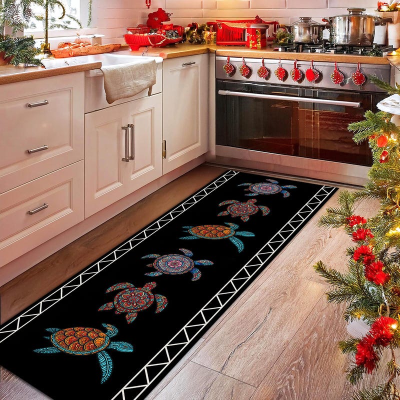 Turtle Runner Rug - Etsy