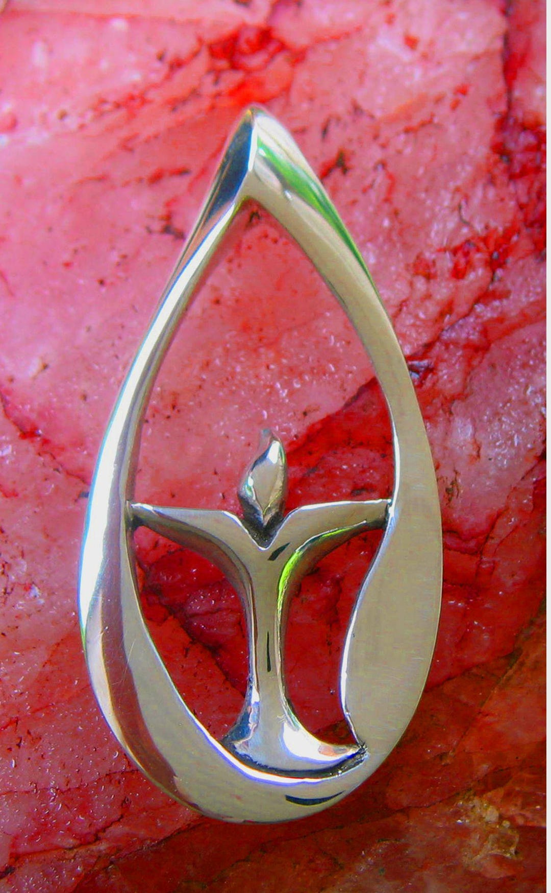 FLAMING CHALICE Unitarian Universalist Pendant, Representing Hope, the ...
