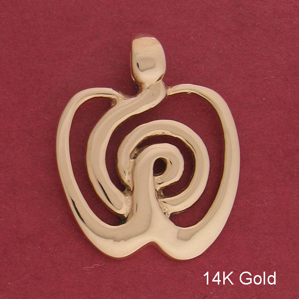 Eve 14k Gold Pendant / Necklace Goddesses Mothers & - Etsy