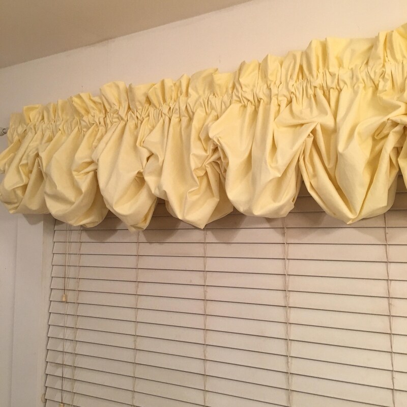 Yellow Valance - Etsy