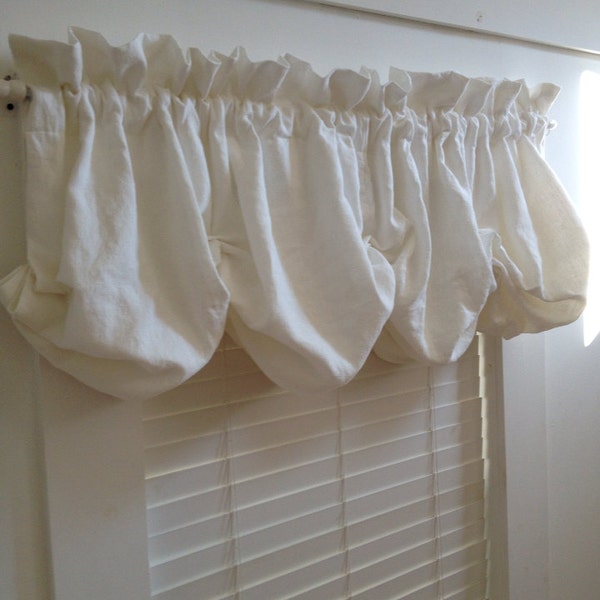 Linen Valance - Etsy