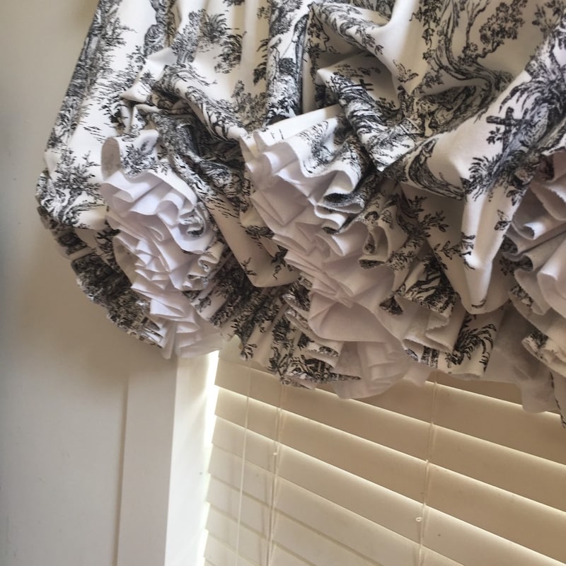 Toile Valance - Etsy