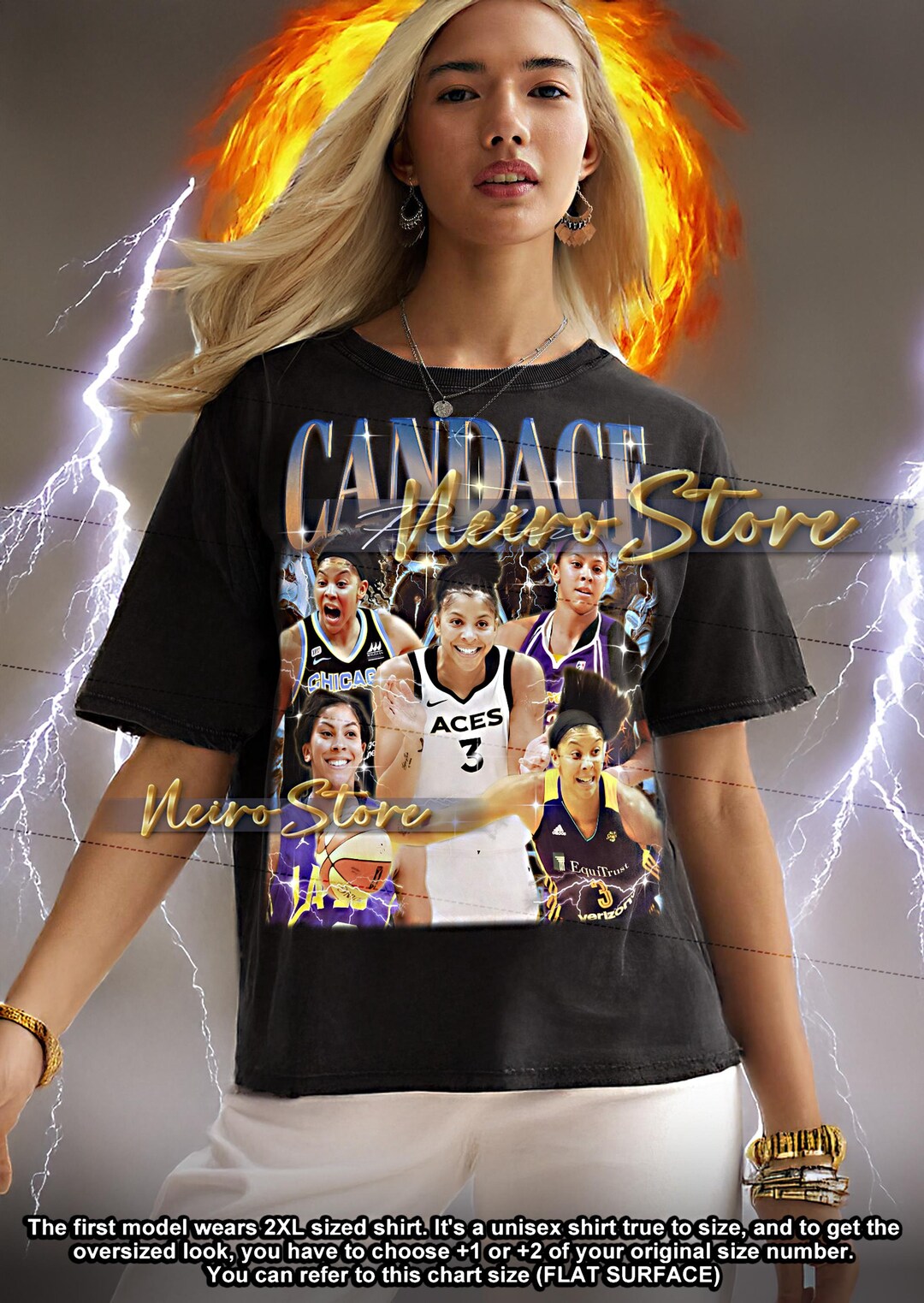CANDACE PARKER Bootleg Shirt - Candace Parker Vintage Shirt, Candace ...