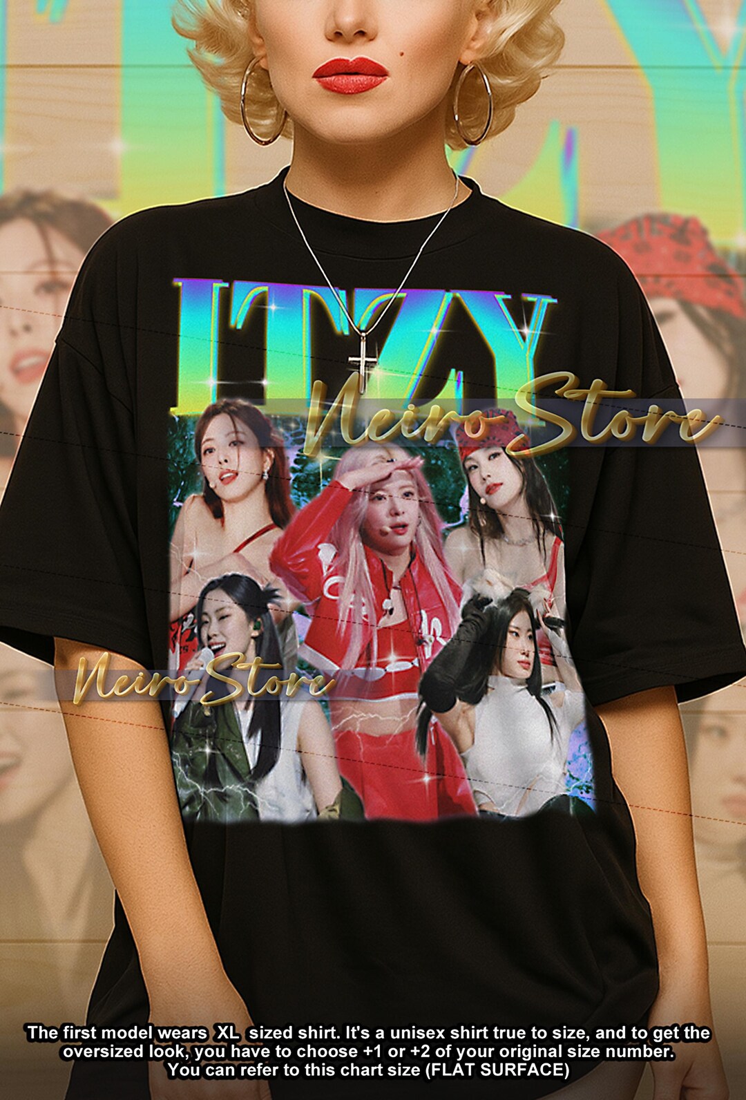 ITZY Bootleg Shirt, Itzy Retro Tees, Bold Movement T-shirt, Stylish ...