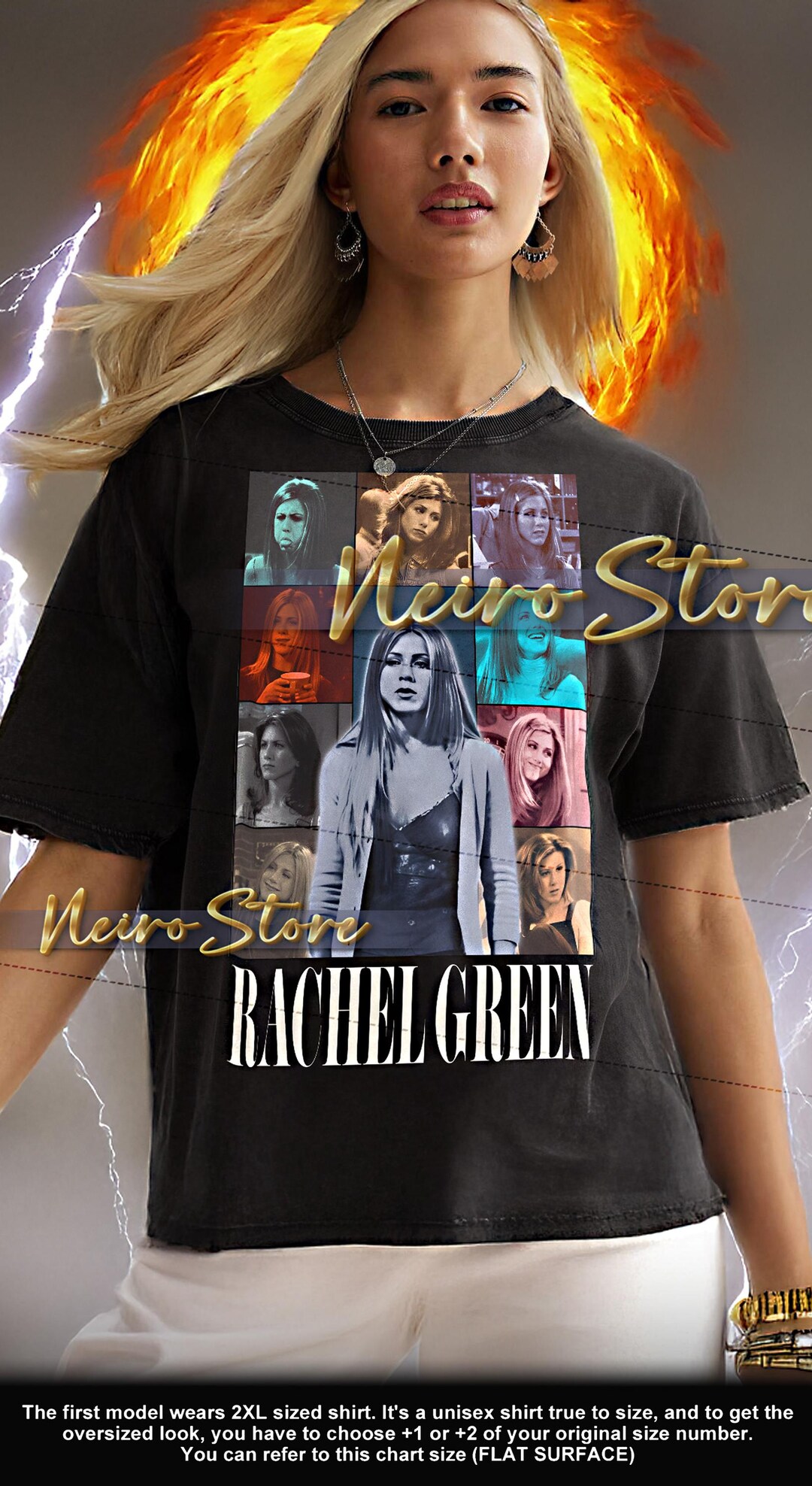 RACHEL GREEN Shirt - Rachel Green Bootleg Tshirt, Rachel Green Vintage ...
