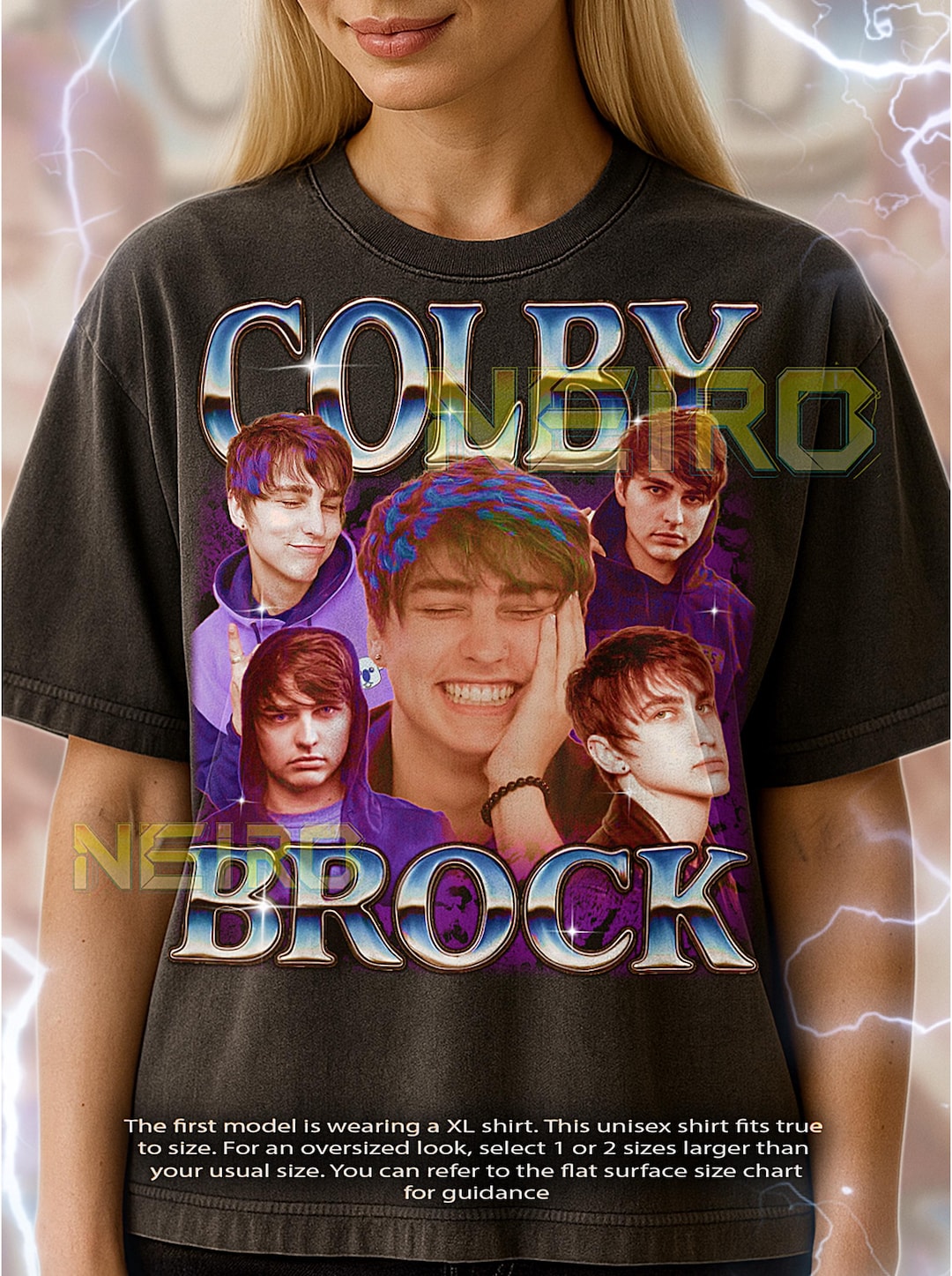 COLBY BROCK BOOTLEG Shirt, Colby Retro Tees, Fearless Icon T-shirt, 90s ...