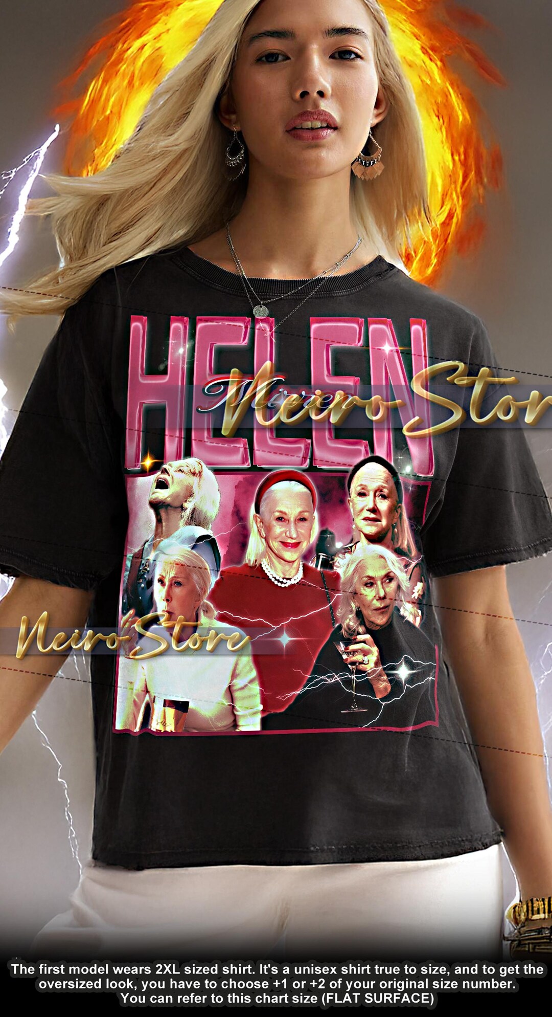 Helen Mirren Bootleg Shirt, Helen Mirren Retro Tees, Dame Energy ...