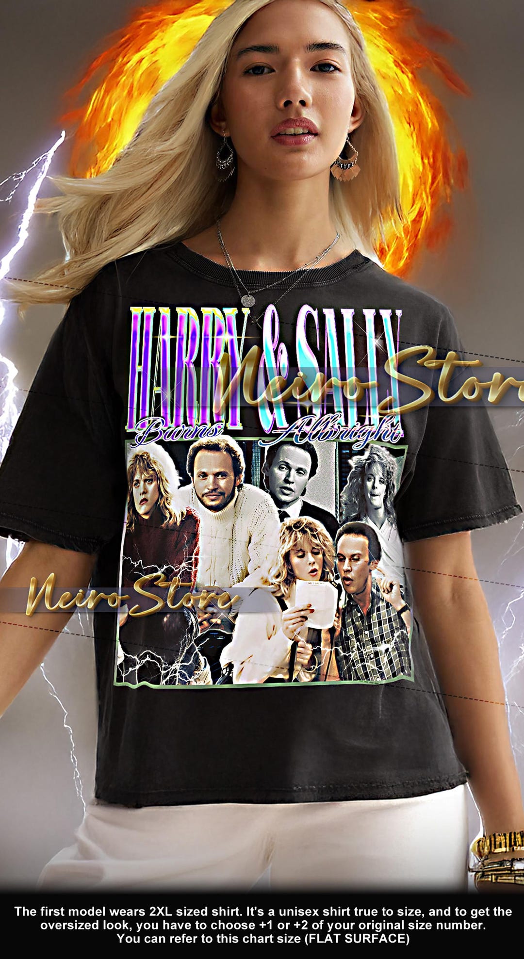 Harry Burns & Sally Albright Shirt, Harry Burns Vintage Shirt, Harry ...