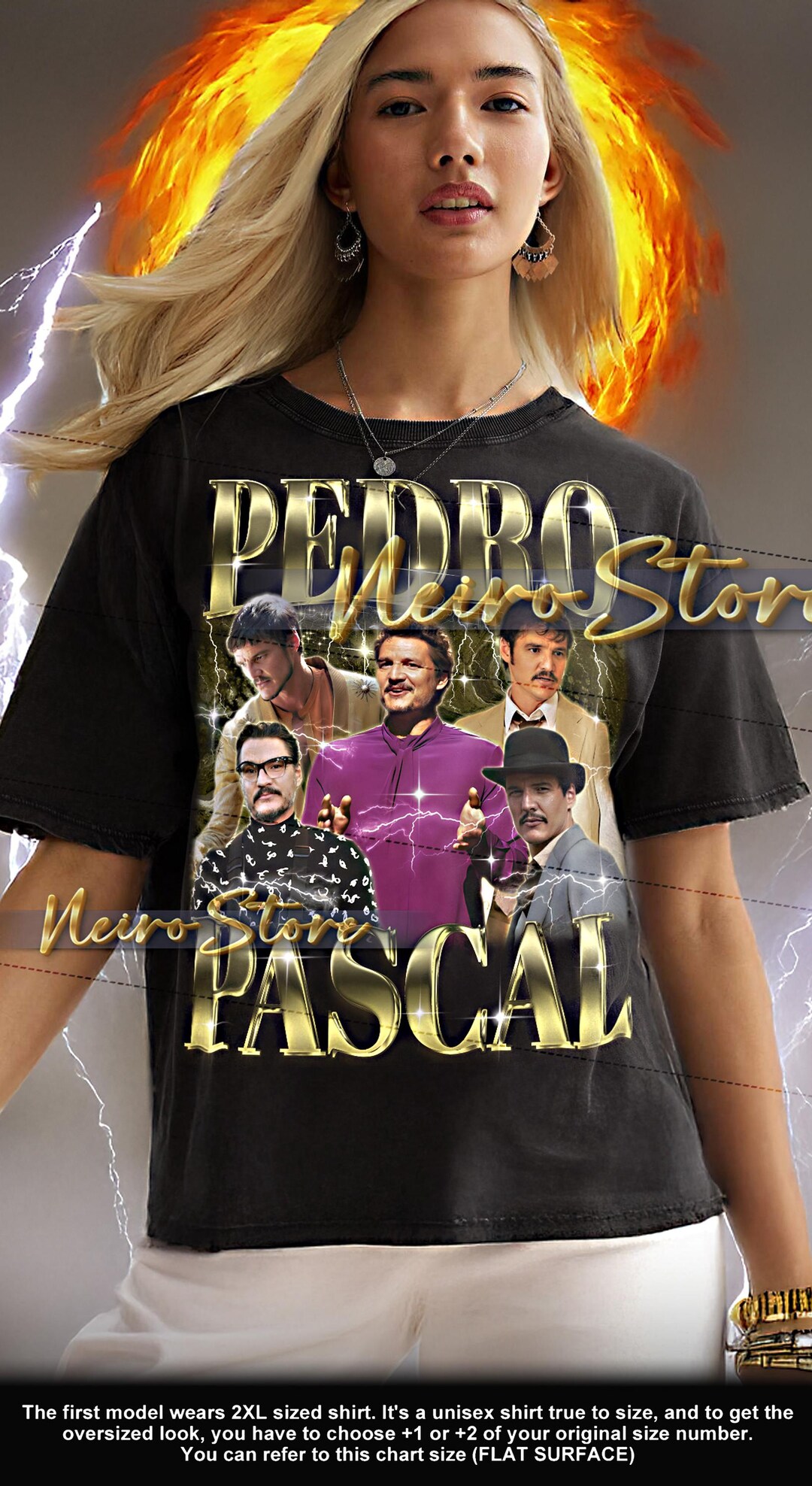 PEDRO PASCAL Shirt - Pedro Pascal Bootleg Tshirt, Pedro Pascal Vintage ...