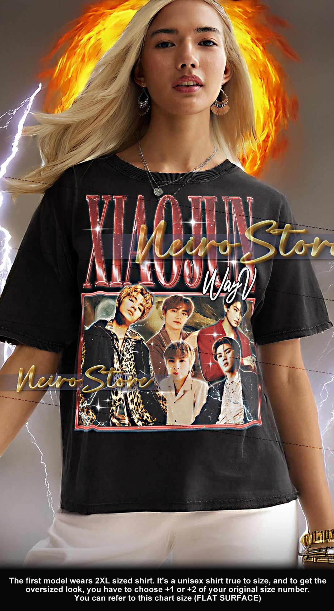 XIAOJUN WAYV Shirt, Vintage Xiaojun Wayv Tee, Retro Bootleg 90s T-shirt ...
