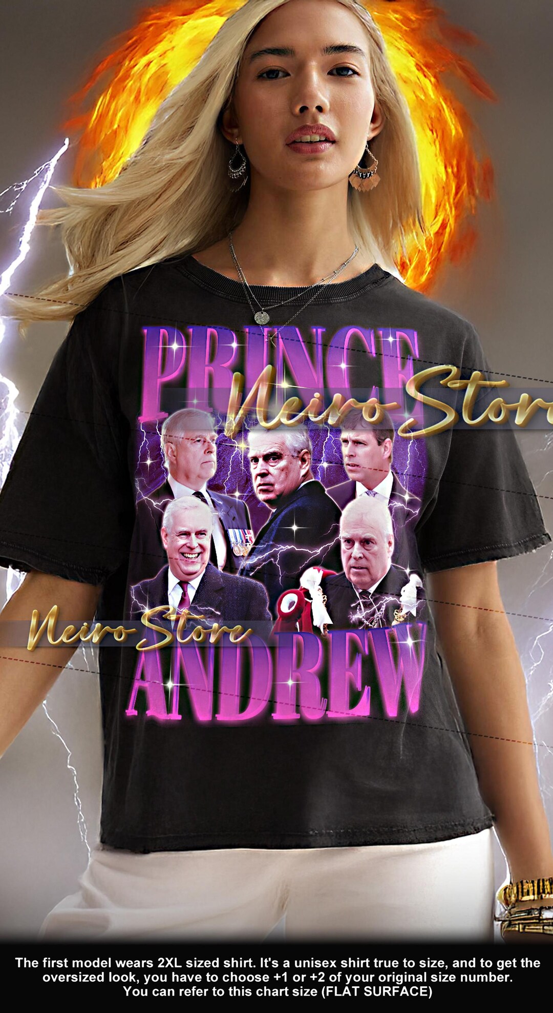 PRINCE ANDREW Shirt - Prince Andrew Retro Tees, Prince Andrew Bootleg ...