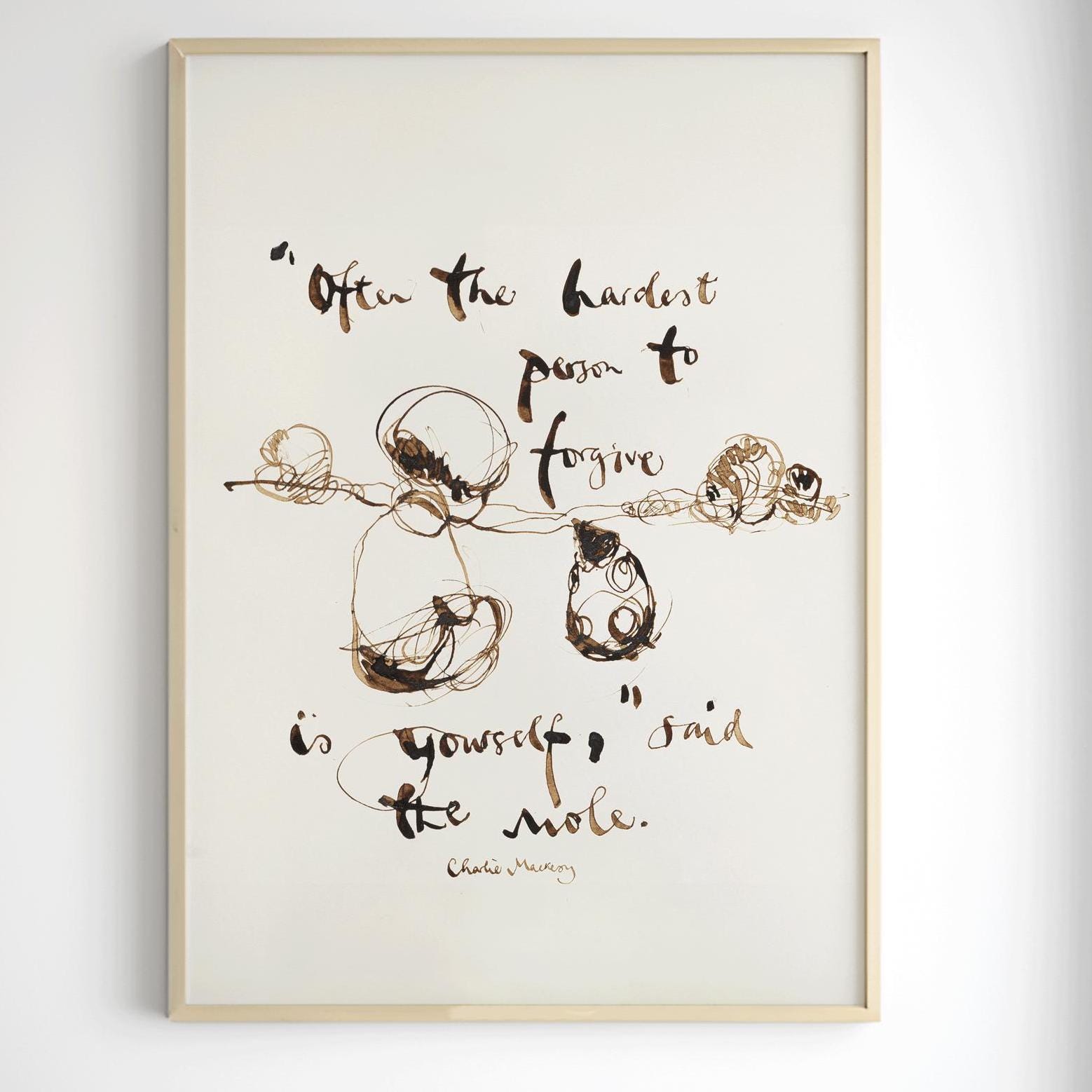 Charlie Mackesy Print: the Boy, the Mole, the Fox and the Horse High ...