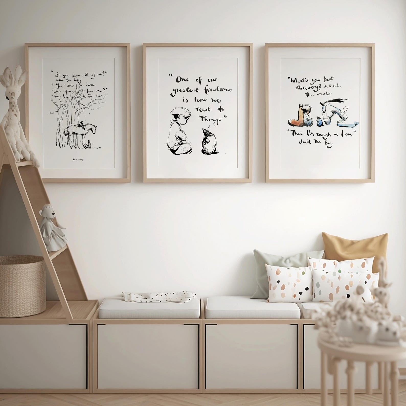 Framed Charlie Mackesy Print, the Boy the Mole the Fox and the Horse ...