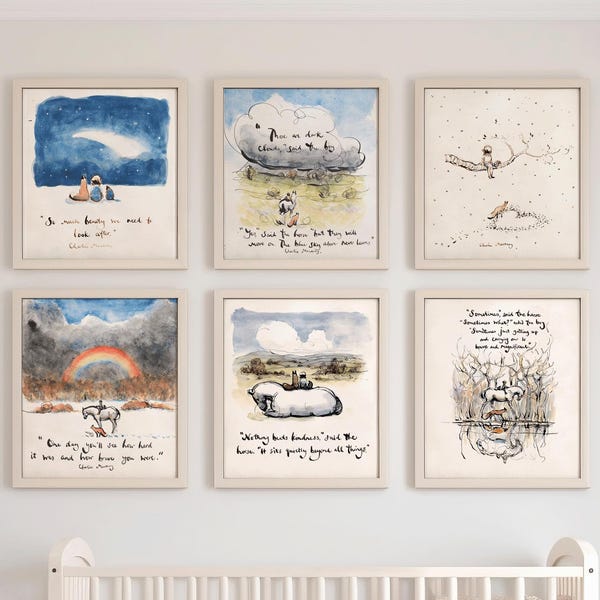 Flower Fox Art Print - Etsy UK