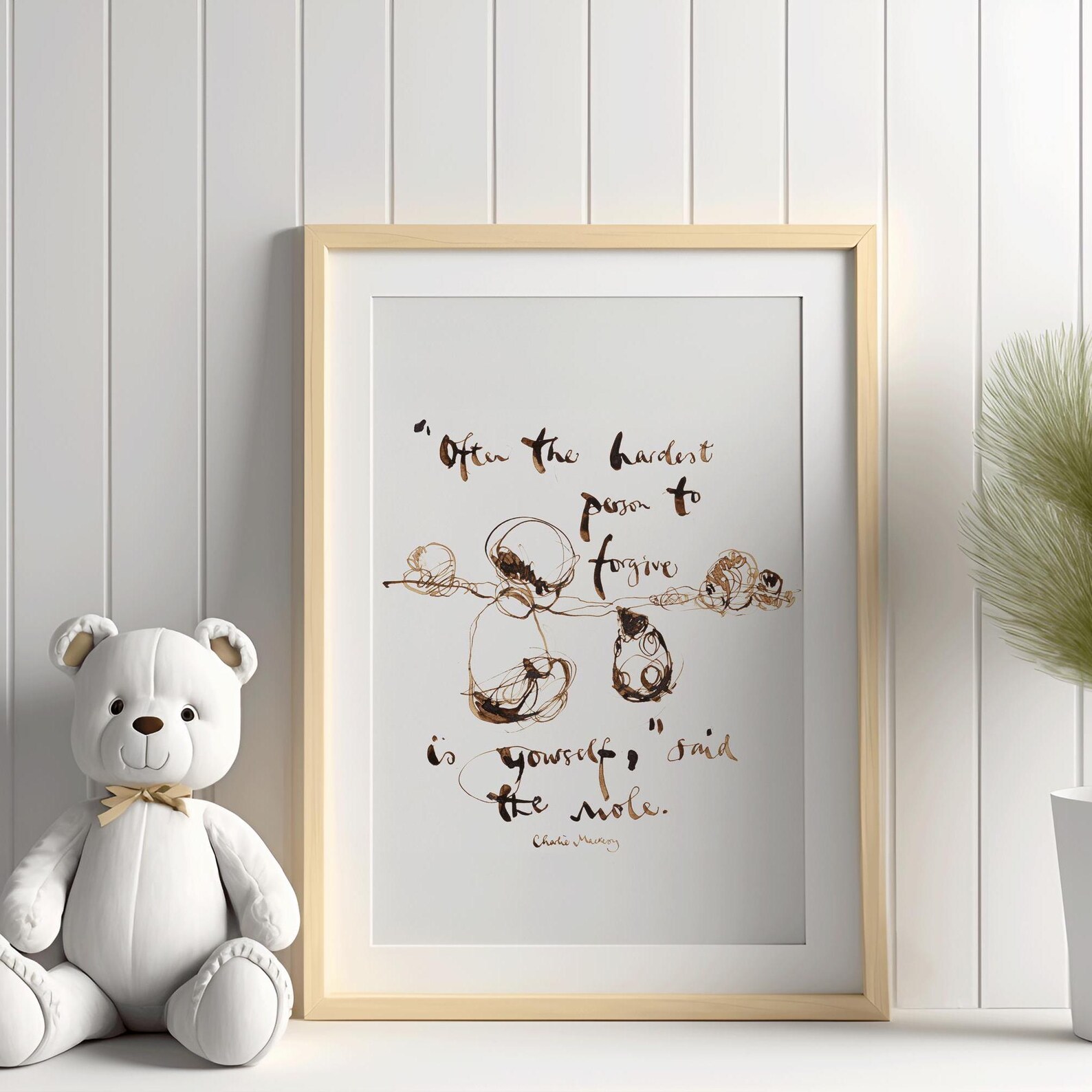 Charlie Mackesy Print: the Boy, the Mole, the Fox and the Horse High ...