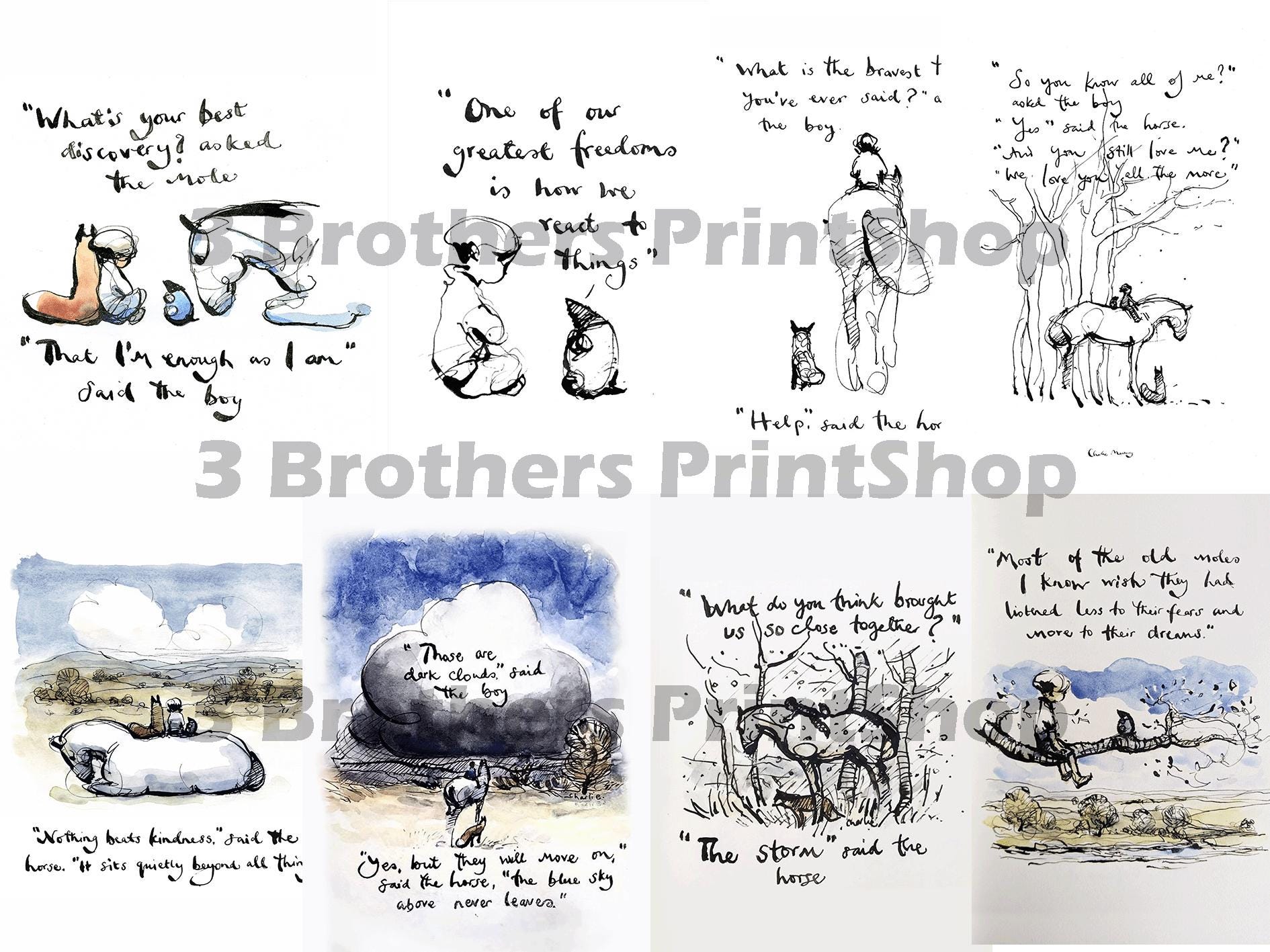 Digital Download Print Charlie Mackesy : the Boy, the Mole, the Fox ...