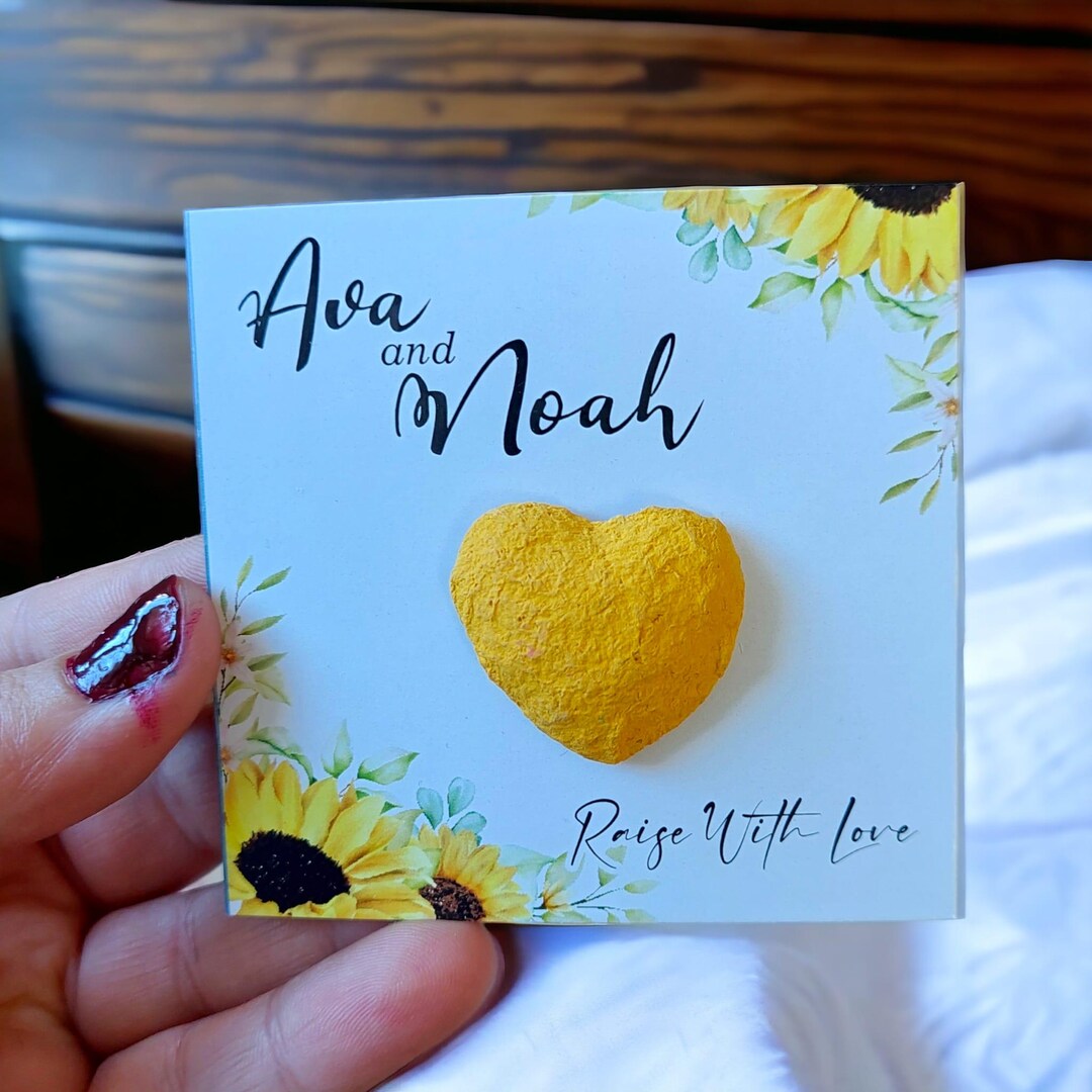 Personel Seed Paper Seed Paper Favors Seed Paper Gift Flowers Gift - Etsy