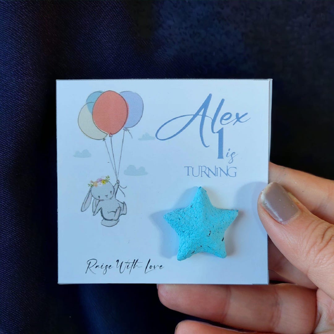 Personel Seed Paper | Seed Paper Favors | Seed Paper Gift | Flowers ...