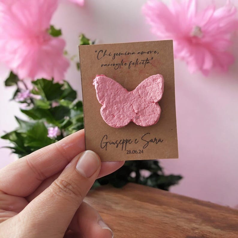 Personel Seed Paper Seed Paper Favors Seed Paper Gift Flowers Gift - Etsy