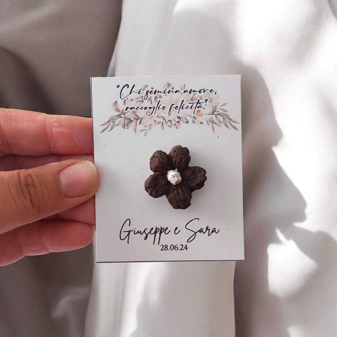 Personel Seed Paper Seed Paper Favors Seed Paper Gift Flowers Gift - Etsy