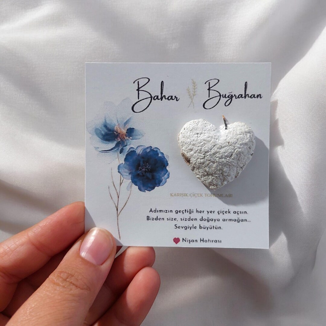Personel Seed Paper | Seed Paper Favors | Seed Paper Gift | Flowers ...