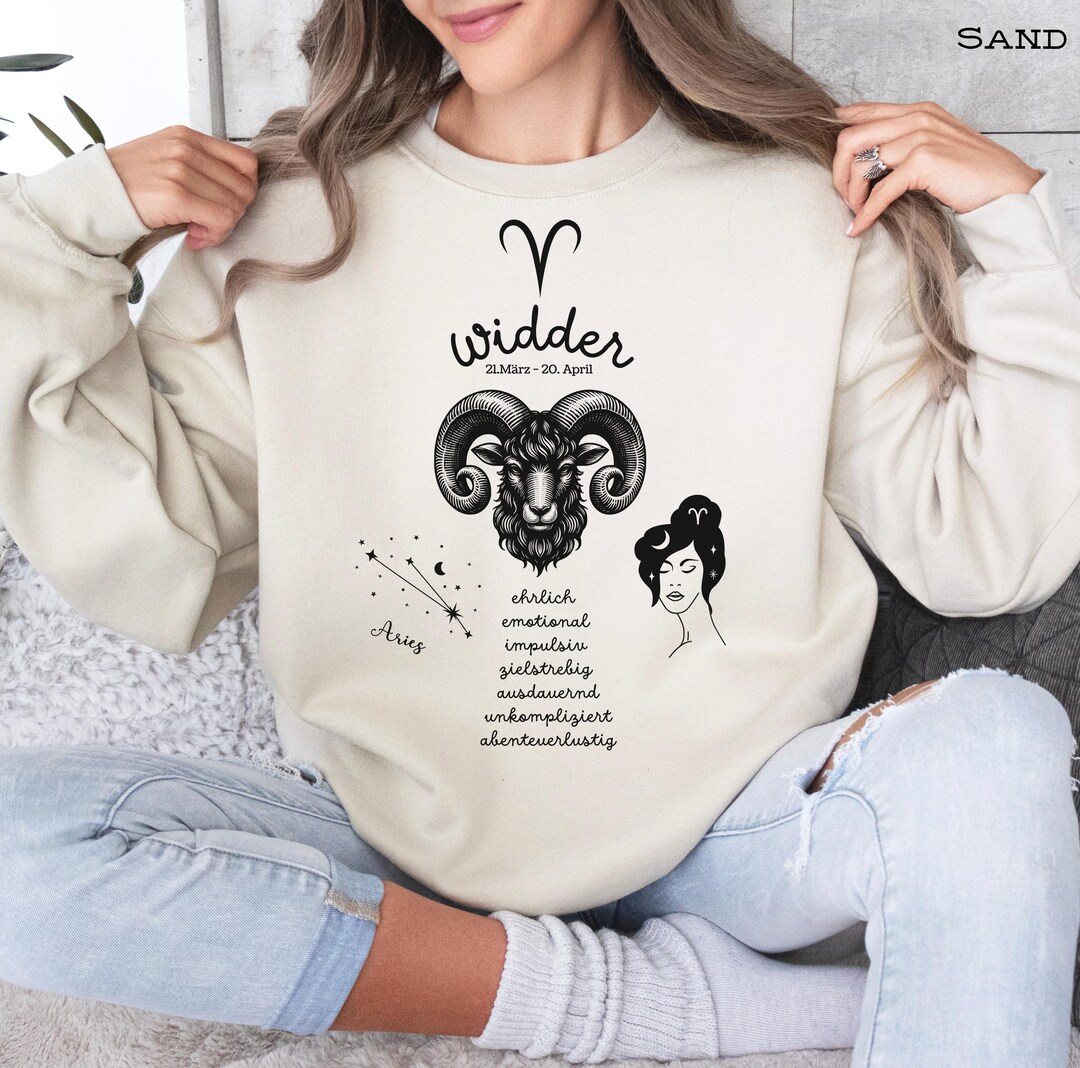 Aries Sweater Zodiac Sign Aries Cozy and Warm Cool Gift - Etsy