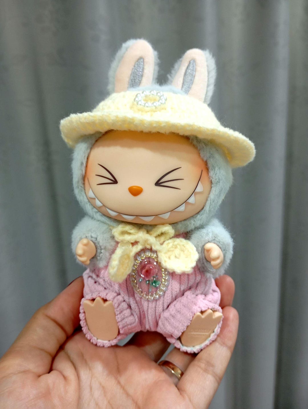 Handcrafted Labubu Outfit, Labubu Clothes, Overalls Luxury Design - Etsy