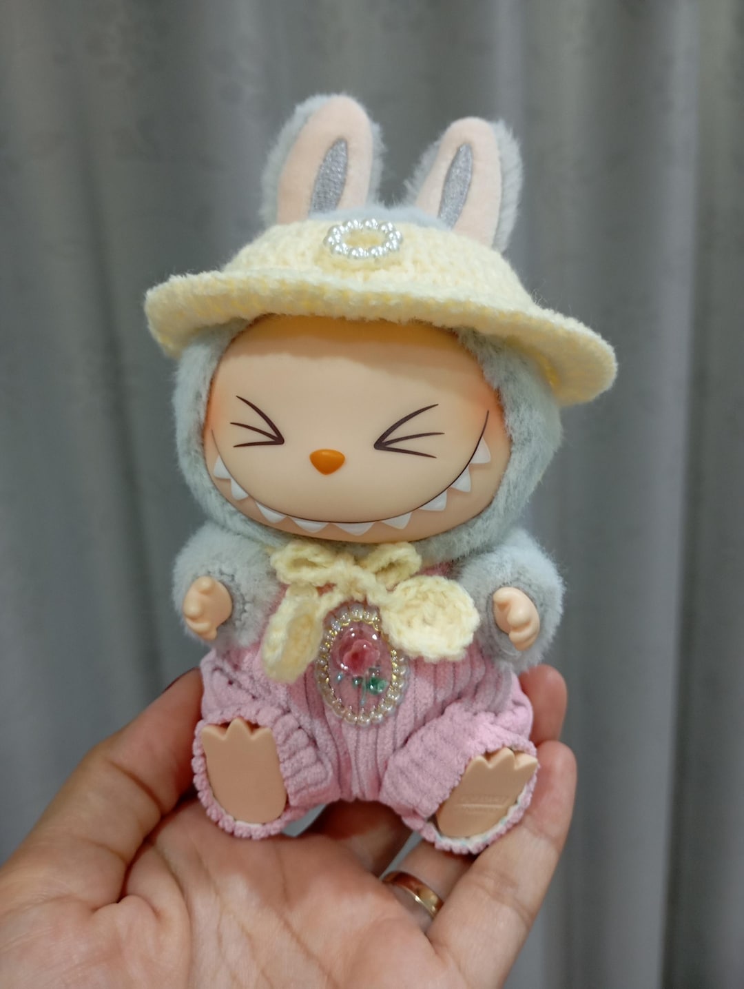 Handcrafted Labubu Outfit, Labubu Clothes, Overalls Luxury Design ...