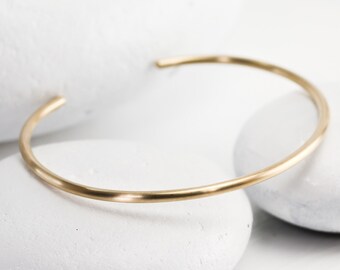Matte Gold Bracelet - Etsy