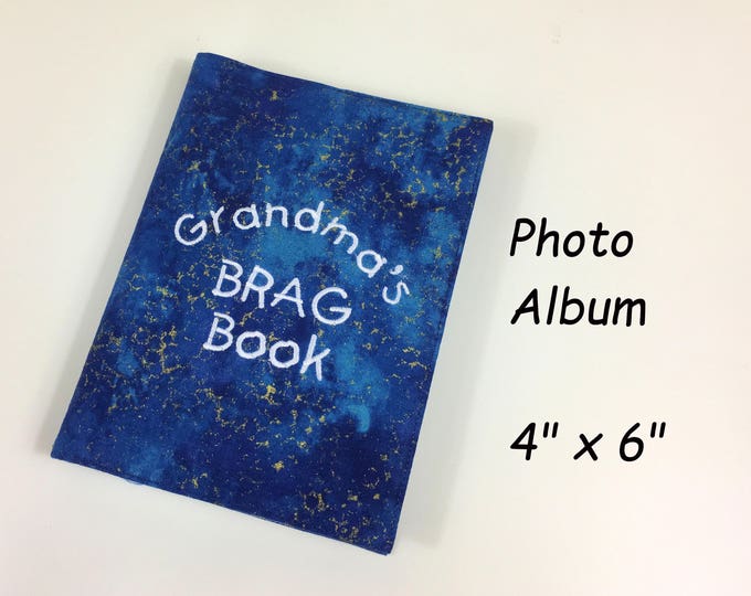 Blue Photo Brag Book Grandma's Mini Photo Album 4 X 6 - Etsy