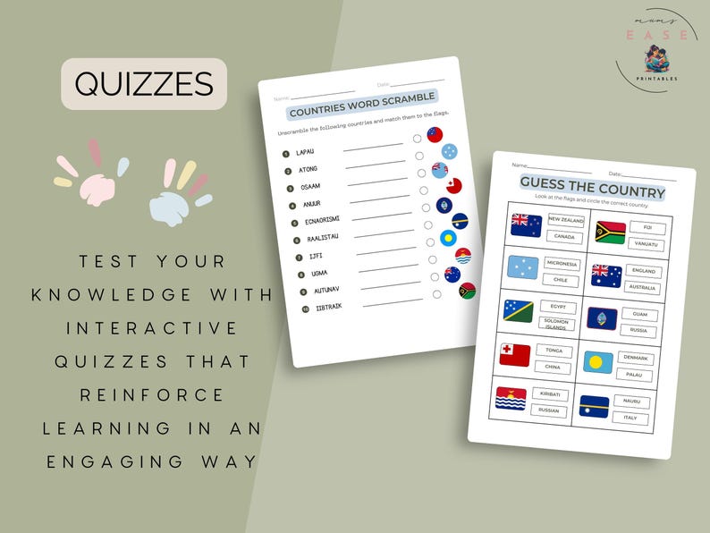 Oceania Flag Coloring Pages,flags of Australia, New Zealand, Pacific ...