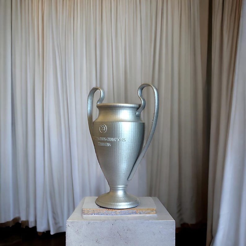 Champions League Trophy Replica | Custom Silver Football Cup ...